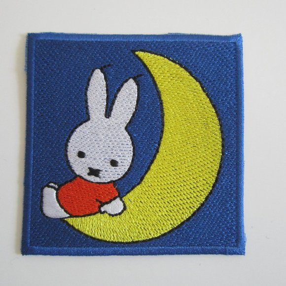 Accessories | Miffy Sitting On The Moon Iron On Patch Sewing Diy | Poshmark